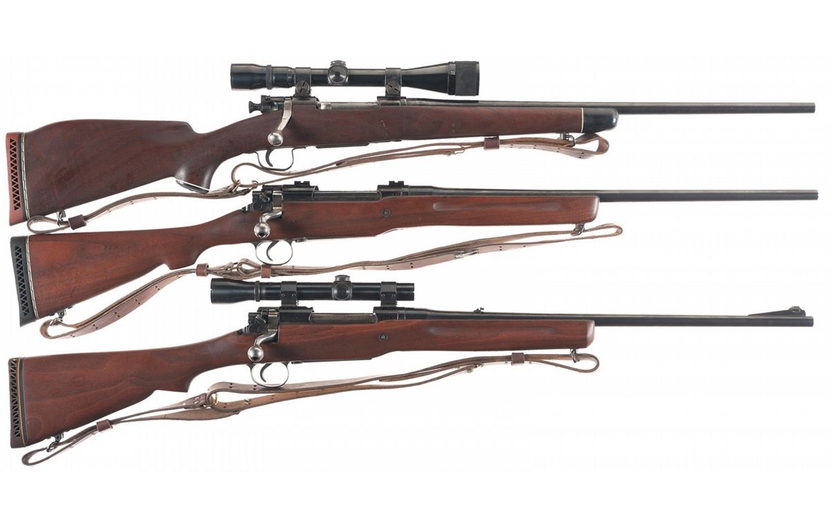 Three Bolt Action Sporting Rifles