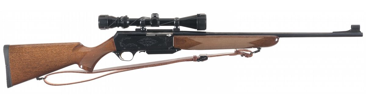 Browning Model BAR Mark II Safari Grade Semi-Automatic Rifle with Scope