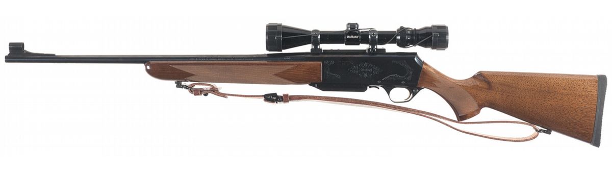 Browning Model BAR Mark II Safari Grade Semi-Automatic Rifle with Scope
