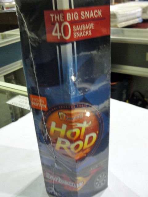 One package of sniders hot rod pepperoni sticks