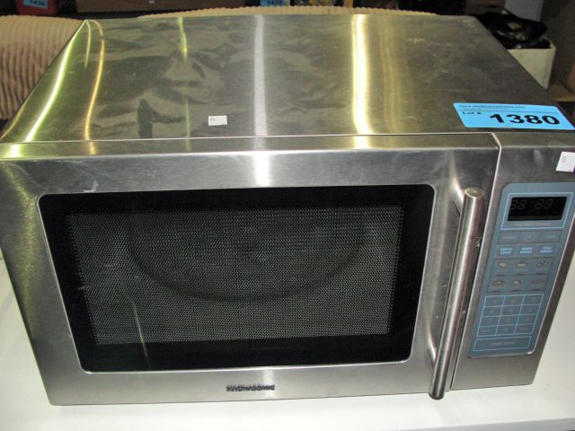 Magnasonic stainless steel microwave