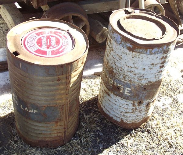 Antique Mining Carbide Cans MUST BE PICKED UP