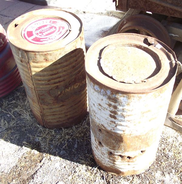 Antique Mining Carbide Cans MUST BE PICKED UP