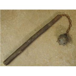 Antique Medieval Flail or Morning Star Weapon