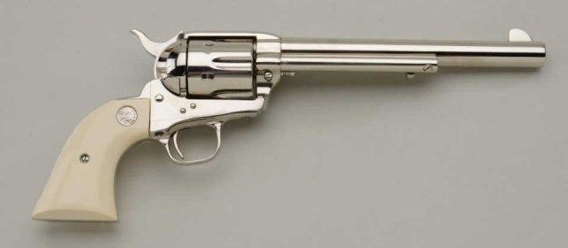 Colt single action Army revolver .45 caliber, 7 ½ inch barrel factory ...
