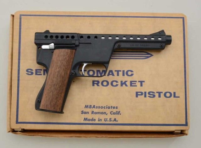 Gyro Jet MK II Model C pistol, 12 mm, #194 in like new condition in ...