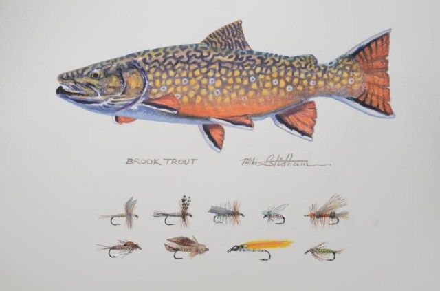 Beautiful large color print on heavy rag paper by noted wildlife artist ...