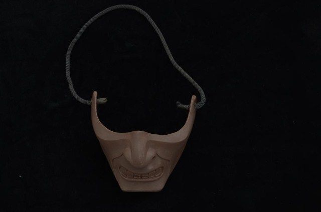 Menpo Samurai face mask from the movie "The Last Samurai" starring Tom ...