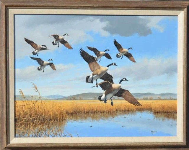 Original oil painting on artist board signed lower right Maass . David ...