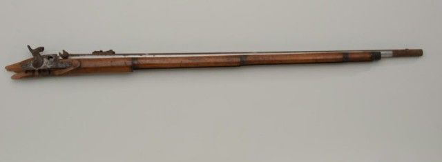 Enfield Tower musket, .58 cal., lock dated 1862, broken stock and ...