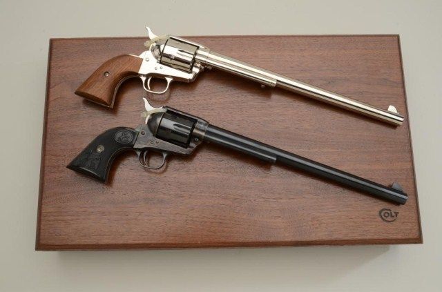 Set of two Colt Buntline revolvers with 12 inch barrels in special ...