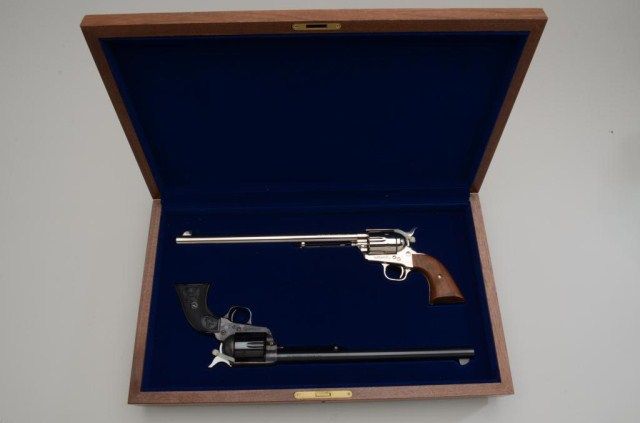 Set of two Colt Buntline revolvers with 12 inch barrels in special ...