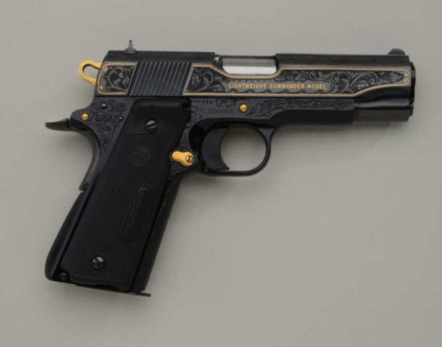 Colt MK IV Series 80 Lightweight Commander Model semi-auto pistol, .45 ...