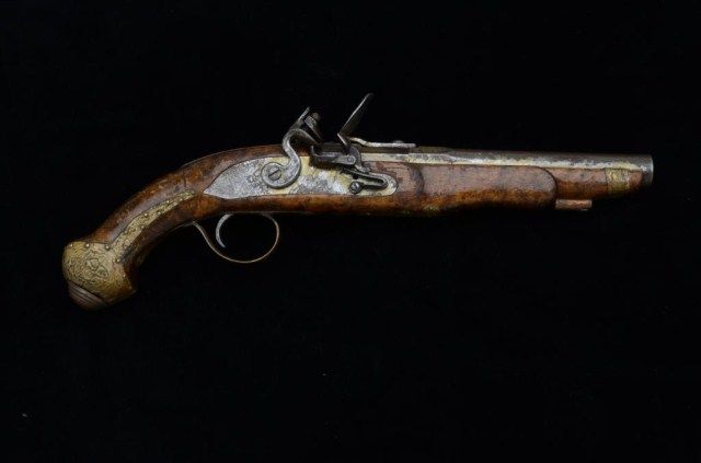 Flintlock pistol movie prop used in "Pirates of the Caribbean" starring ...
