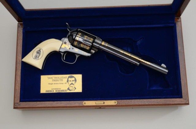 Italian-made Uberti copy of a Colt SAA revolver, ‘Doc’ Holliday Tribute ...