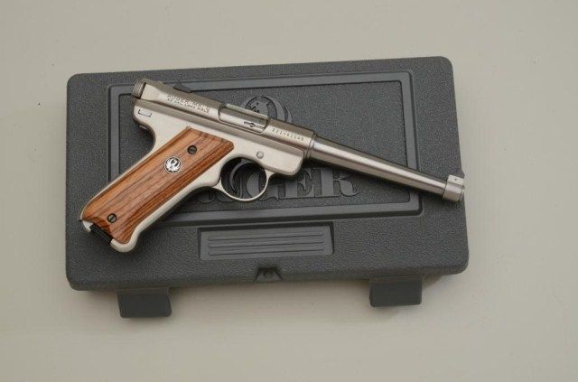 Ruger MK II semi-auto pistol, .22LR cal., 7-1/2” barrel, stainless ...