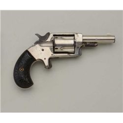 DEFENDER ’89- 30 CAL RIM FIRE REVOLVER CIRCA 1889. NICKLED WITH FANCY ...