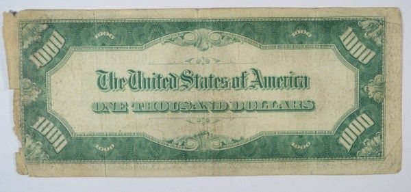1934 $1000.00 BILL FAIR
