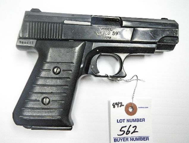JENNINGS/BRYCO ARMS BRYCO 59 760241 SEMI AUTO PISTOL 9 MM
