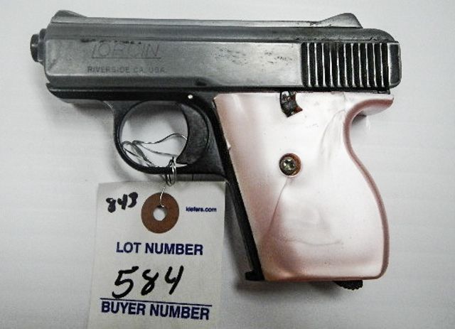 LORCIN L25 7289 SEMI AUTO PISTOL 25 CAL