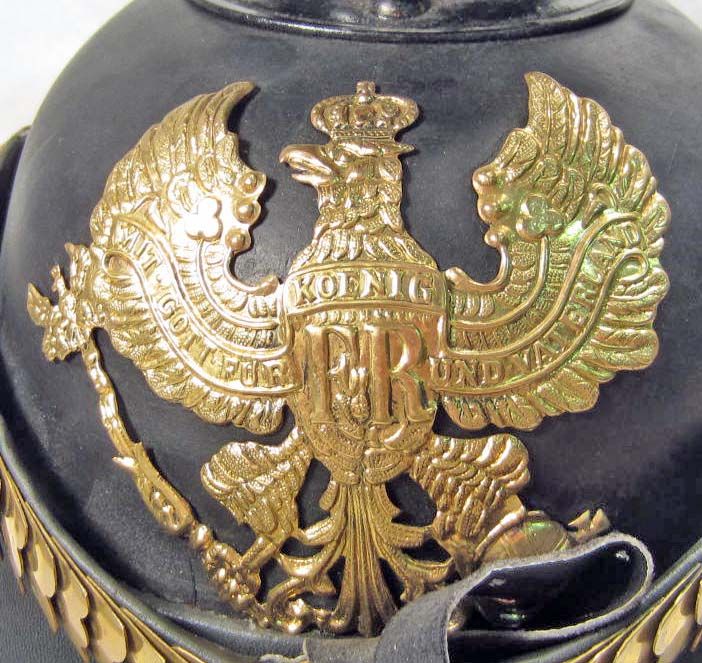 IMPERIAL GERMAN UHLAN OFFICERS TSCHAPKA CAVALRY RIDERS HELMET