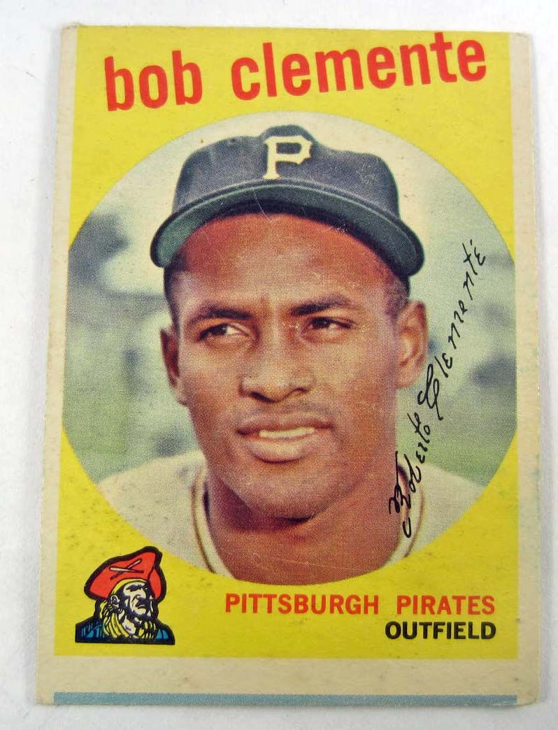 1959 TOPPS BOB CLEMENTE #478 BASEBALL CARD