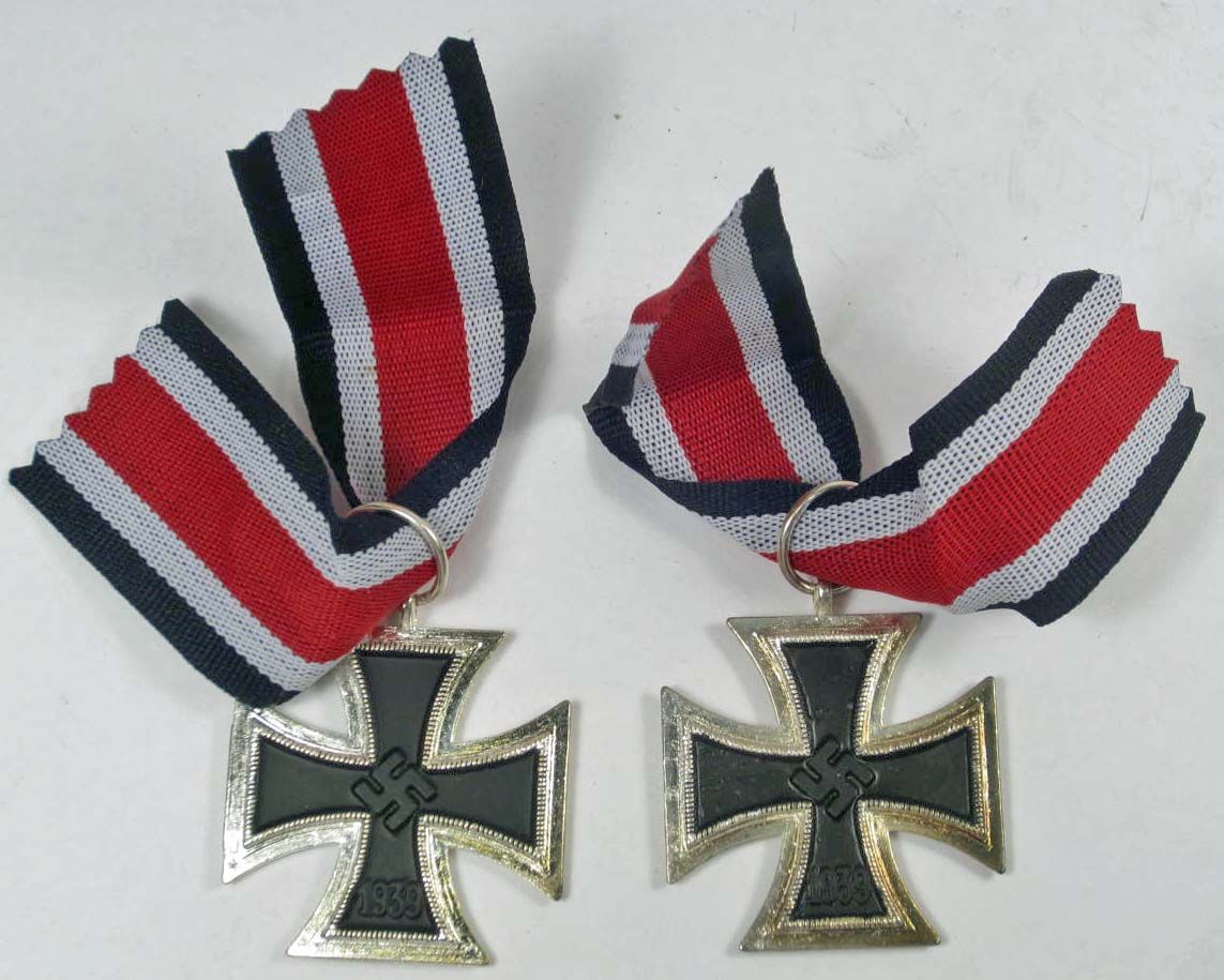 LOT OF 2 GERMAN NAZI 2ND CLASS IRON CROSSES