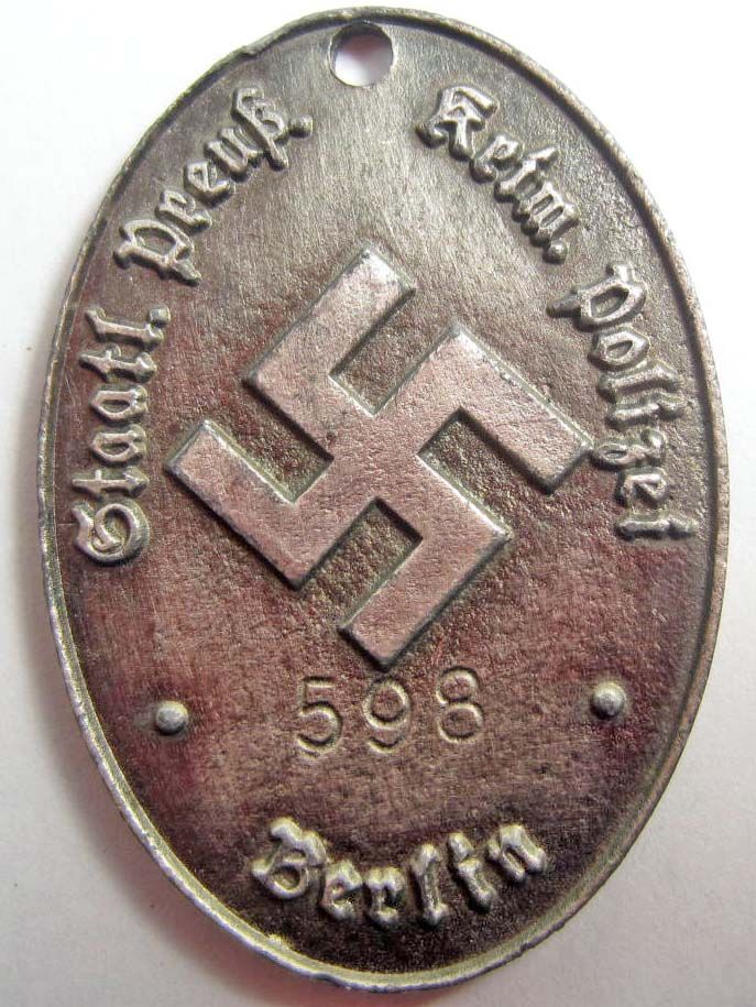 GERMAN NAZI POLIZEI TAG
