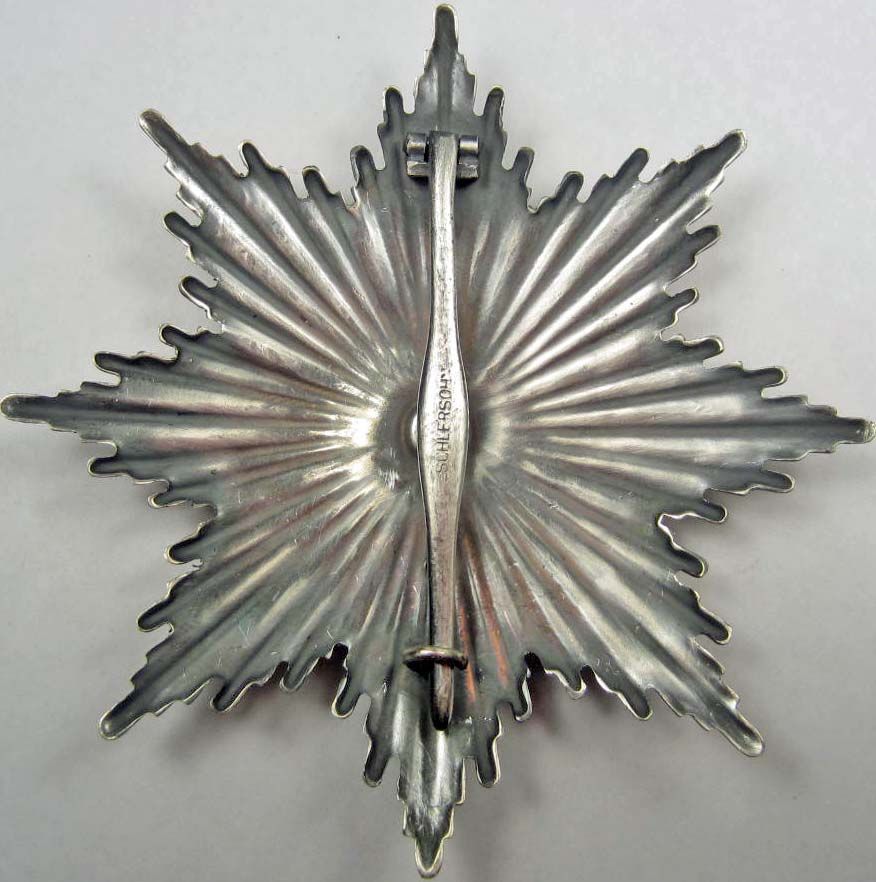 GERMAN NAZI GRAND BREAST STAR BADGE