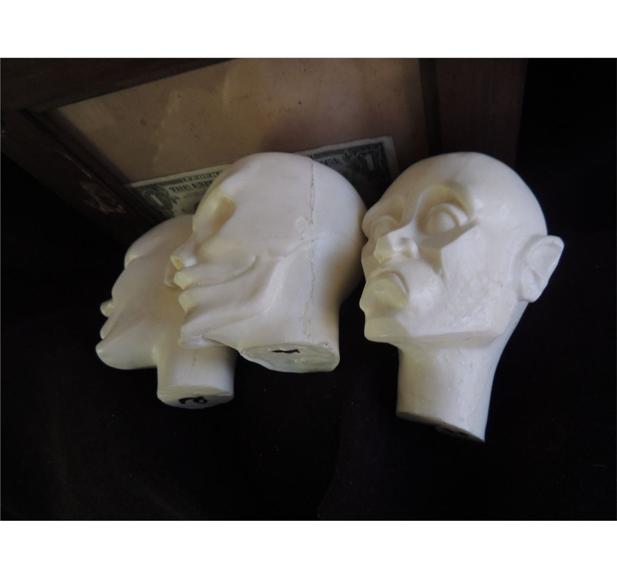 PUPPET MASTER BLADE SAD & SMILING JESTER PUPPET HEAD PRODUCTION CASTING ...