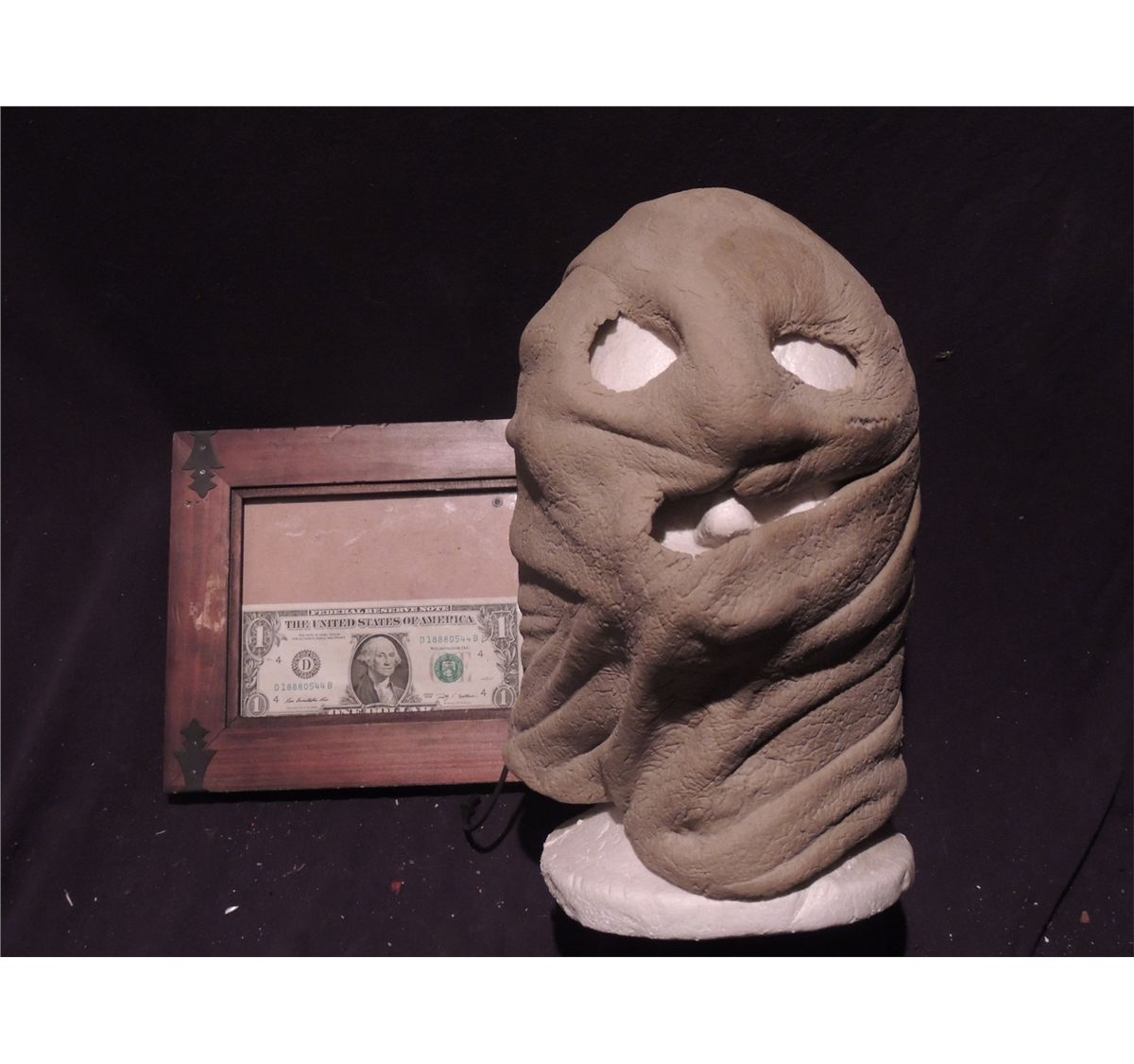 THE COLLECTOR PROTOTYPE HERO MASK FROM PRODUCTION