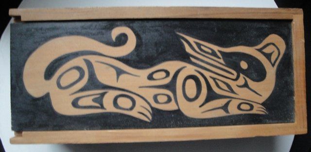 West Coast native Cedar Wolf Box
