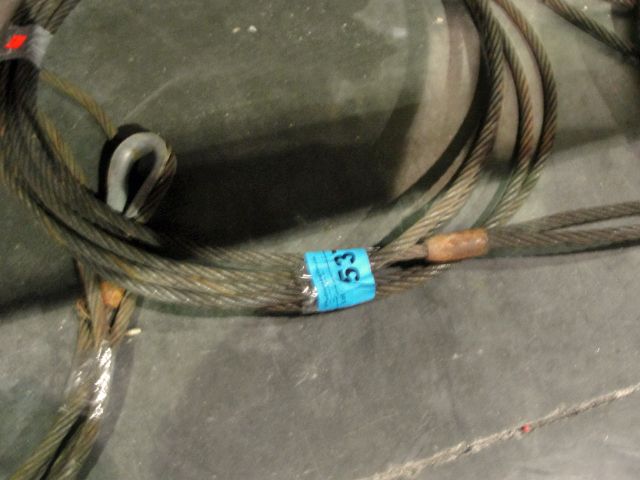 Braided steel cable line