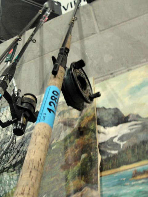 Mooching salmon fishing rod and reel