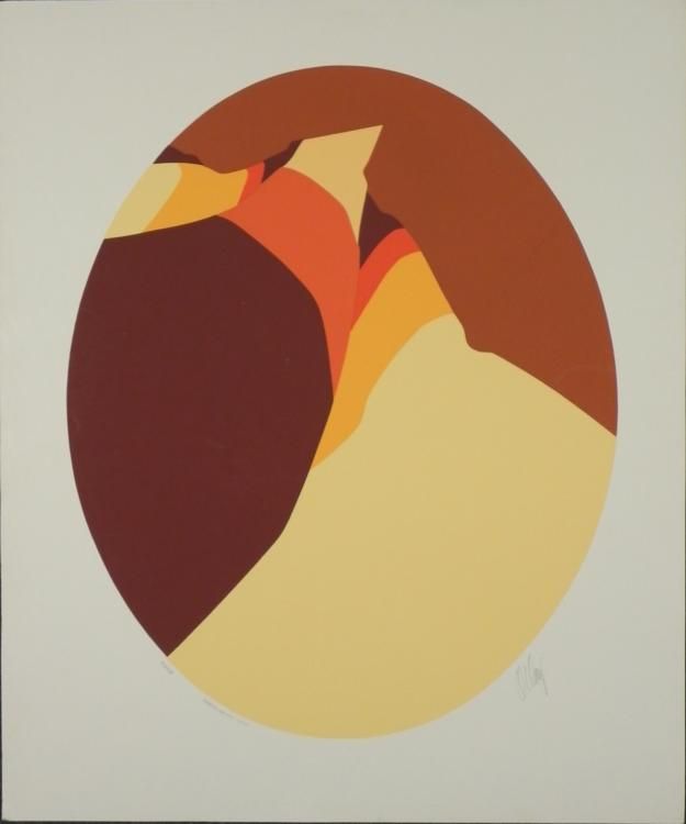 Doug Danz Signed Modern Southwest Print Proof Terra IV