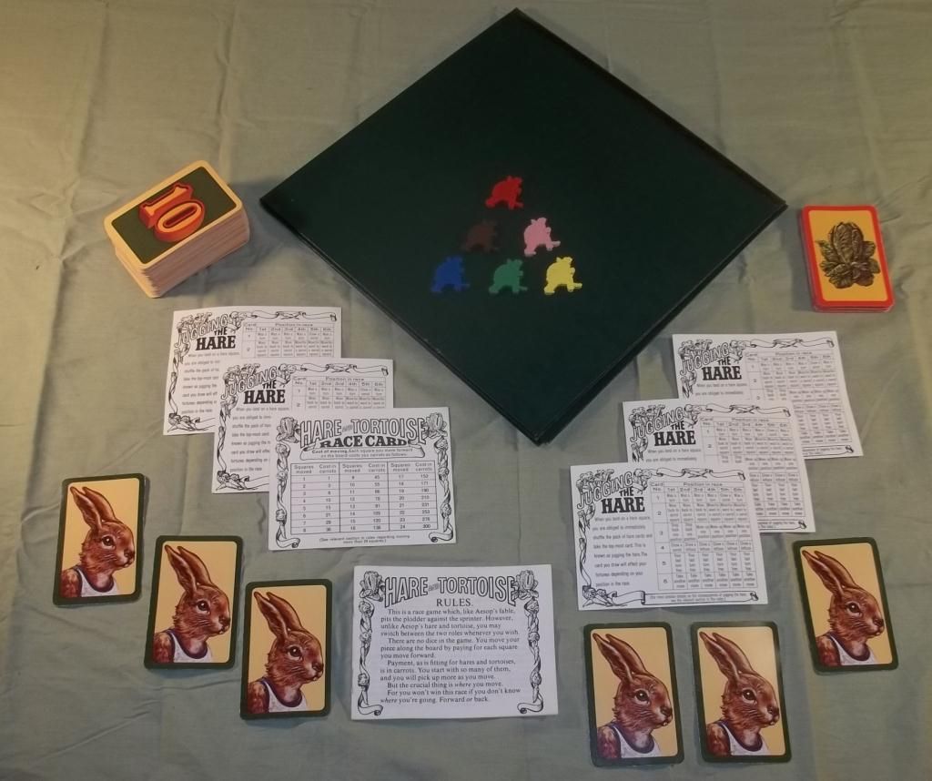 Hare And Tortoise Board Game - 1973