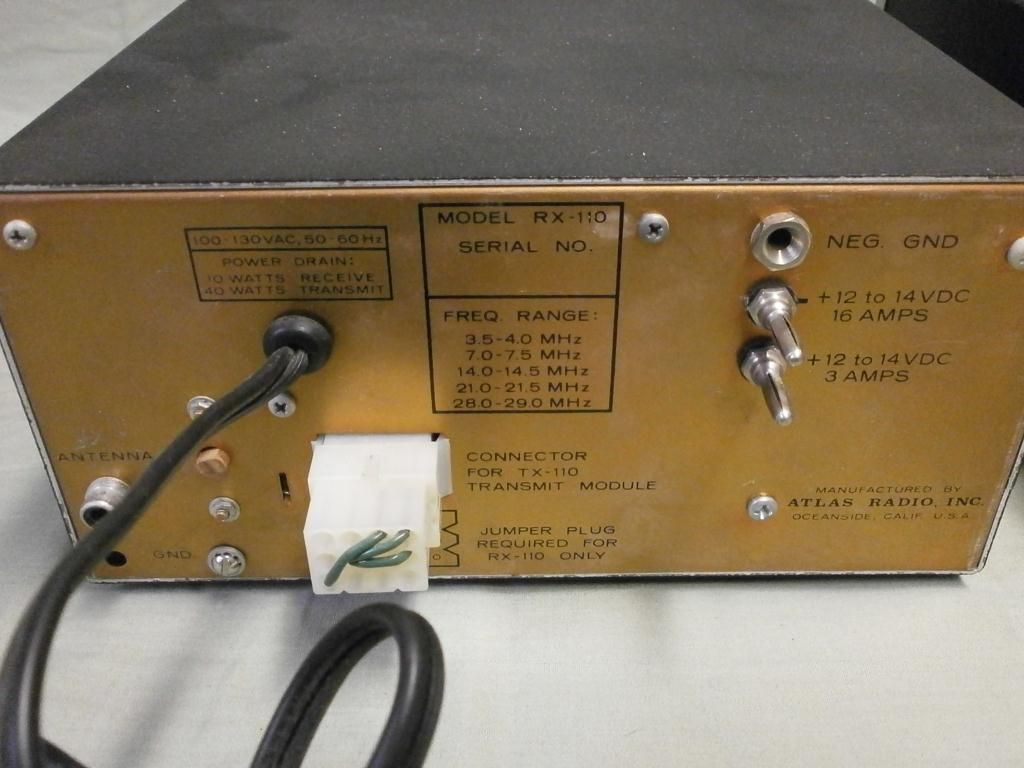 Atlas Radio RX-110 Receiver & TX-110 Transceiver