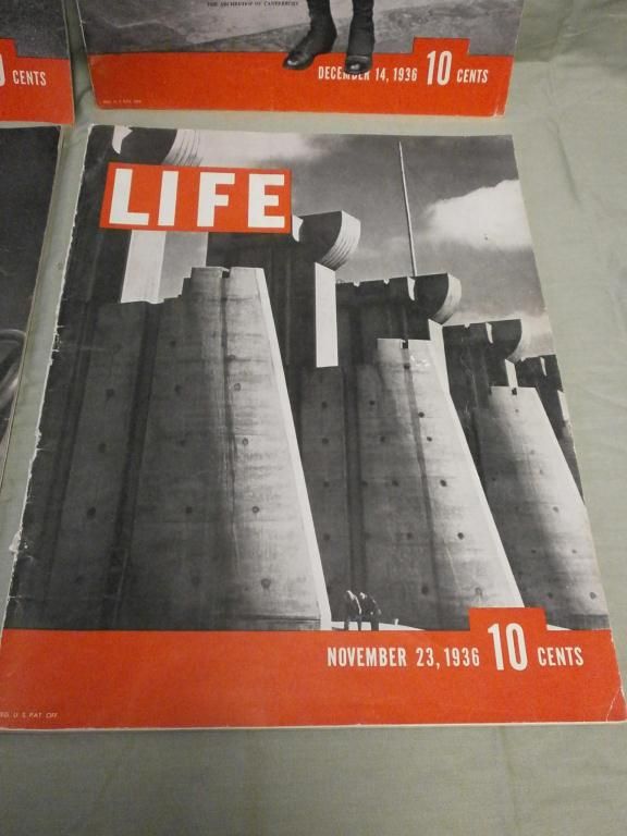First 6 Issues Of Life Magazine - 1936