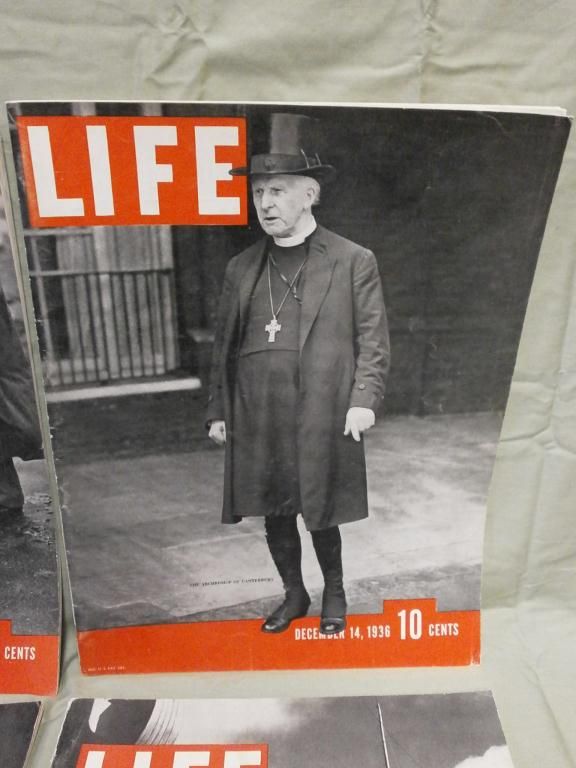 First 6 Issues Of Life Magazine - 1936