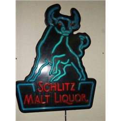 Schlitz Malt Liquor Sign
