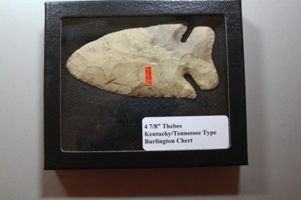 4 7/8" Thebes, Burlington Chert Kentucky /Tennessee Type