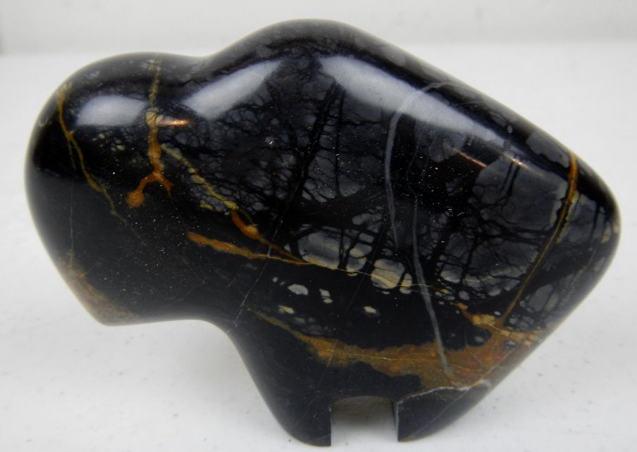 Buffalo Stone Sculpture