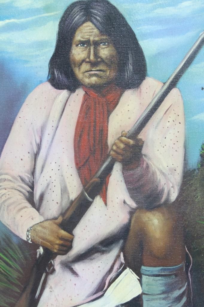 Original Painting of Geronimo by Ornan