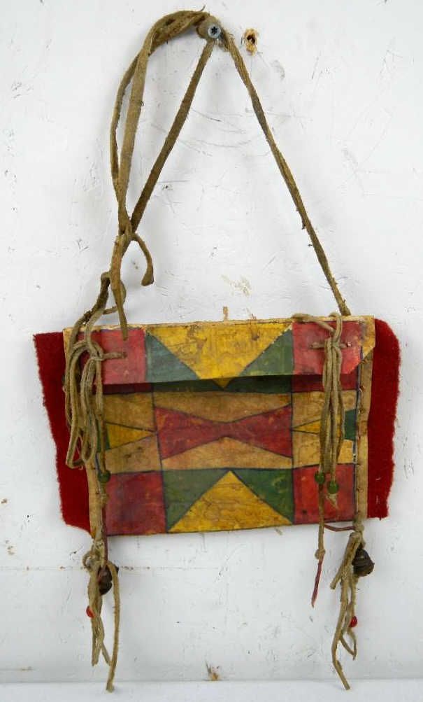 Sioux Parfleche Flat Bag circa 1800's