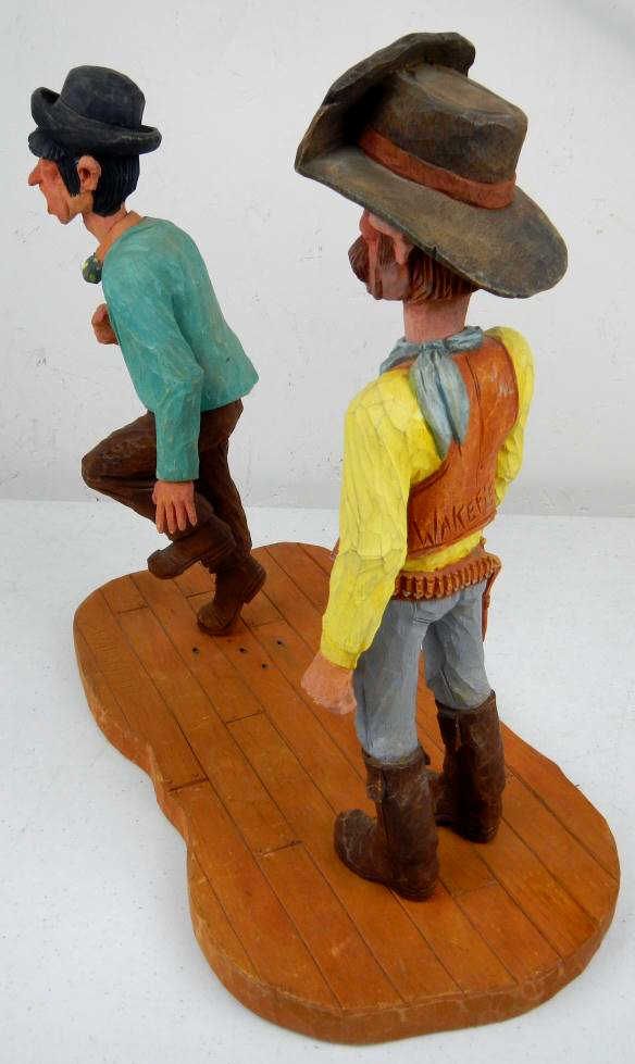 Cecil Wakefield 1967 Original Cowboy Carving