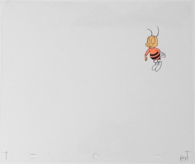 Cheerios Bee Original Animation Art Cel Buzz Honey Nut