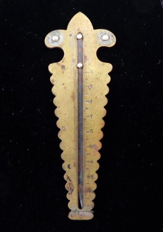 Unusual Antique Brass Measuring Device