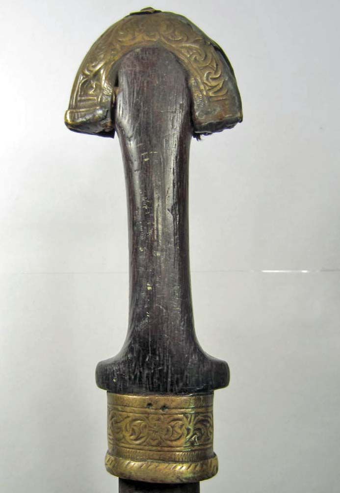 MIDDLE EASTERN ISLAMIC ALI BABE SCIMITAR DAGGER W/ SCABBARD