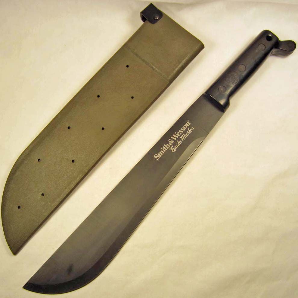 3463 SMITH & WESSON 18"INCH GUIDE MASTER MACHETE