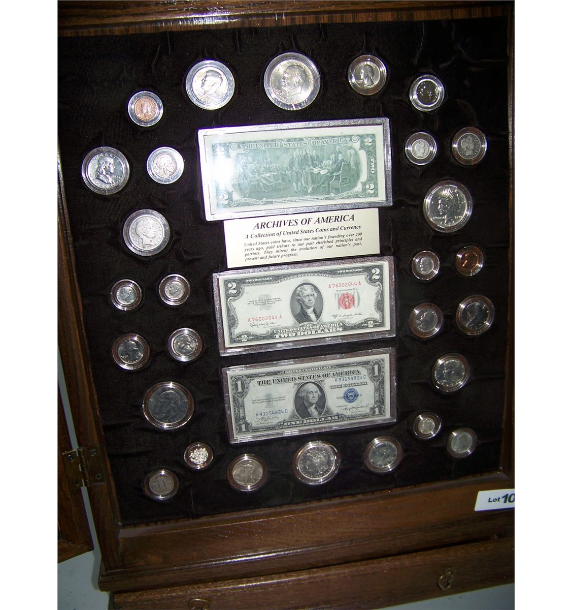 ARCHIVES OF AMERICA GORGEOUS COLLECTION OF U.S COINS & CURRENCY ...